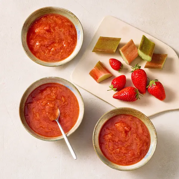 Compote fraise rhubarbe | Cuisiner Avec Picnic