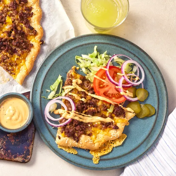 Tarte goût burger | Cuisiner Avec Picnic